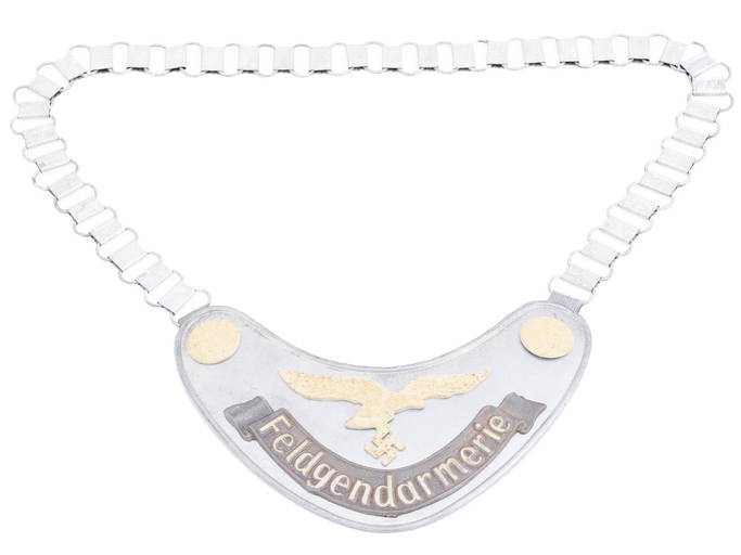 WWII NAZI GERMAN MILITARY FIELD POLICE GORGET (#0228) on Dec 24, 2022 ...