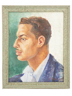 Male Portrait Oil Painting By James Amos Porter