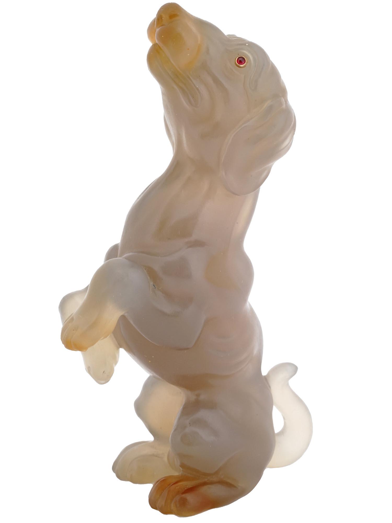 IMPERIAL RUSSIAN CARVED AGATE FIGURINE OF A DOG (#0158) on Jan 07, 2023 ...