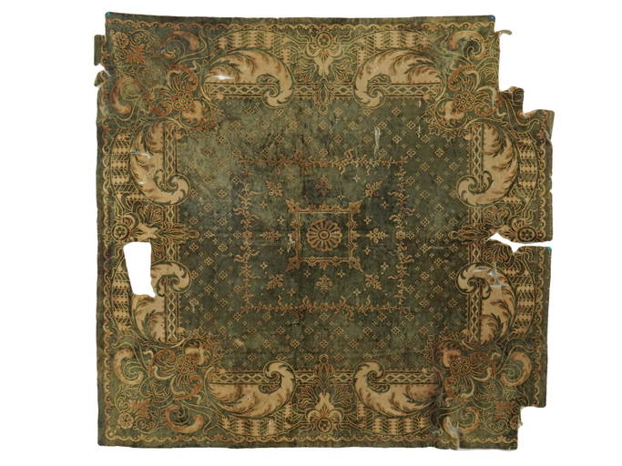 ANTIQUE EARLY 19TH C DAMASCUS EMBROIDERED TEXTILE (#0318) on Jan 14 ...