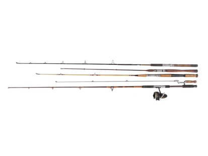 True Temper Metal Fishing Rod Display