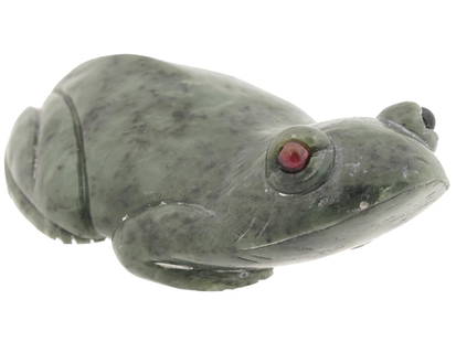 Imperial Russian Silver Frog Figure