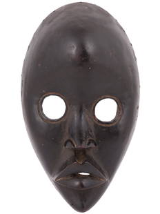 African Dan People Mande Carved Wood Tribal Mask
