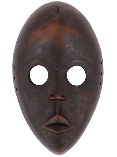 Antique African Carved Wood Mande Tribal Dan Mask