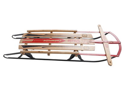 Vintage Gladding Champion Fastback Snow Sled