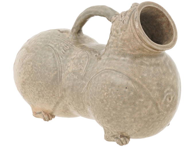 ANCIENT 7TH C QI DYNASTY GLAZED POTTERY URINAL (#0311) on Mar 11, 2023 ...