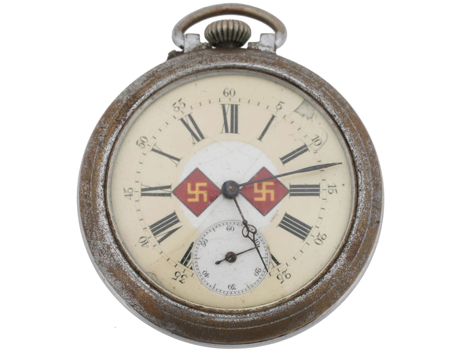 WWII NAZI GERMAN SA OFFICERS SILVER POCKET WATCH - Mar 18, 2023 ...