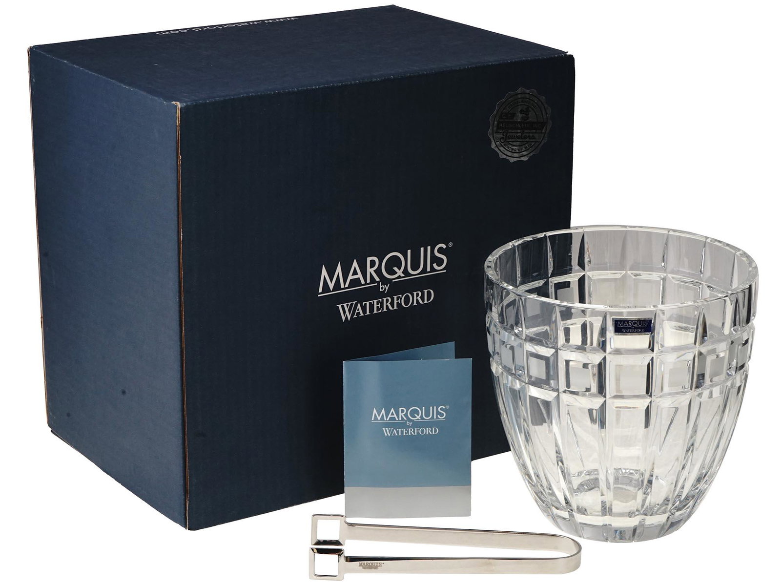 Marquis By Waterford Crystal Ice Bucket And Tongs