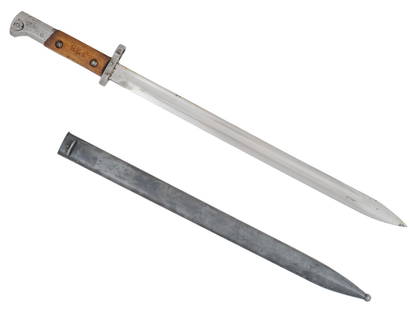Ww1 Czech Csz Mauser Bayonet With Scabbard
