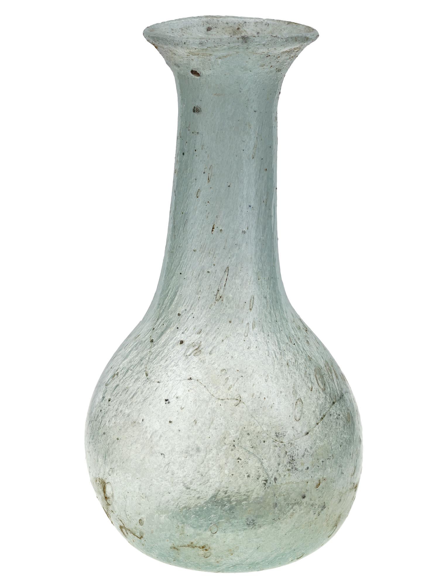 Western European Merovingian Dynasty Glass Vase