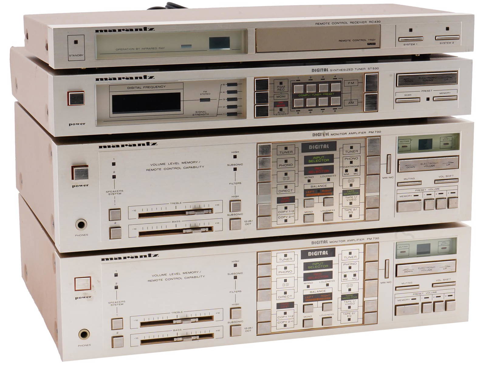 Vintage Japanese Marantz Audio System Set Auction