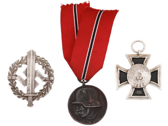 Wwii German Military Badges And Stalingrad Medal