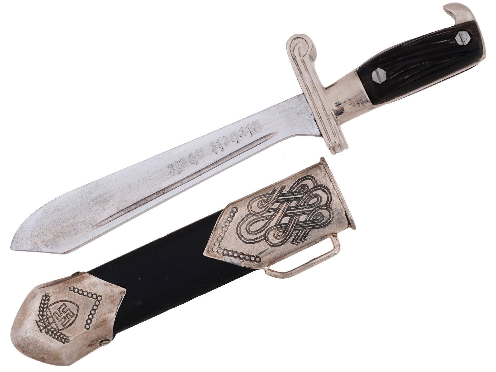 German Wwii Rad Labor Front Miniature Dagger