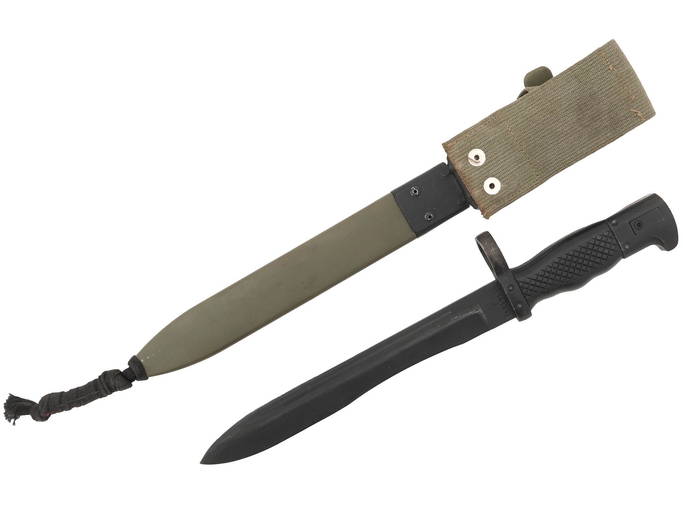 1969 Spanish Cetme Rifle Bayonet With Sheath