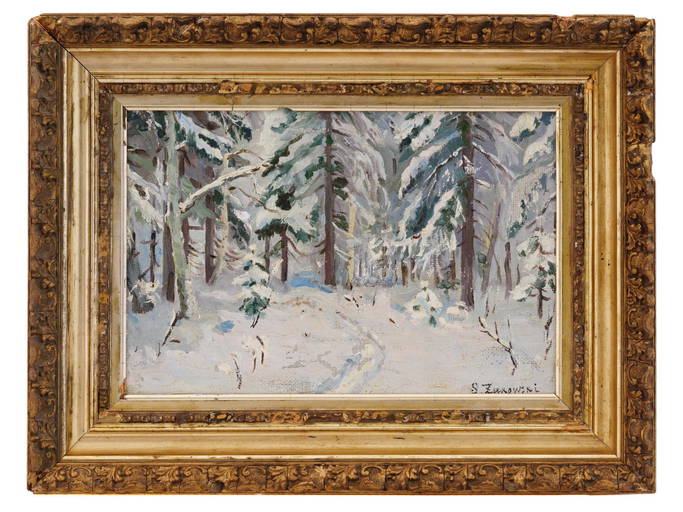 Russian Winter Painting By Stanislav Zhukovsky
