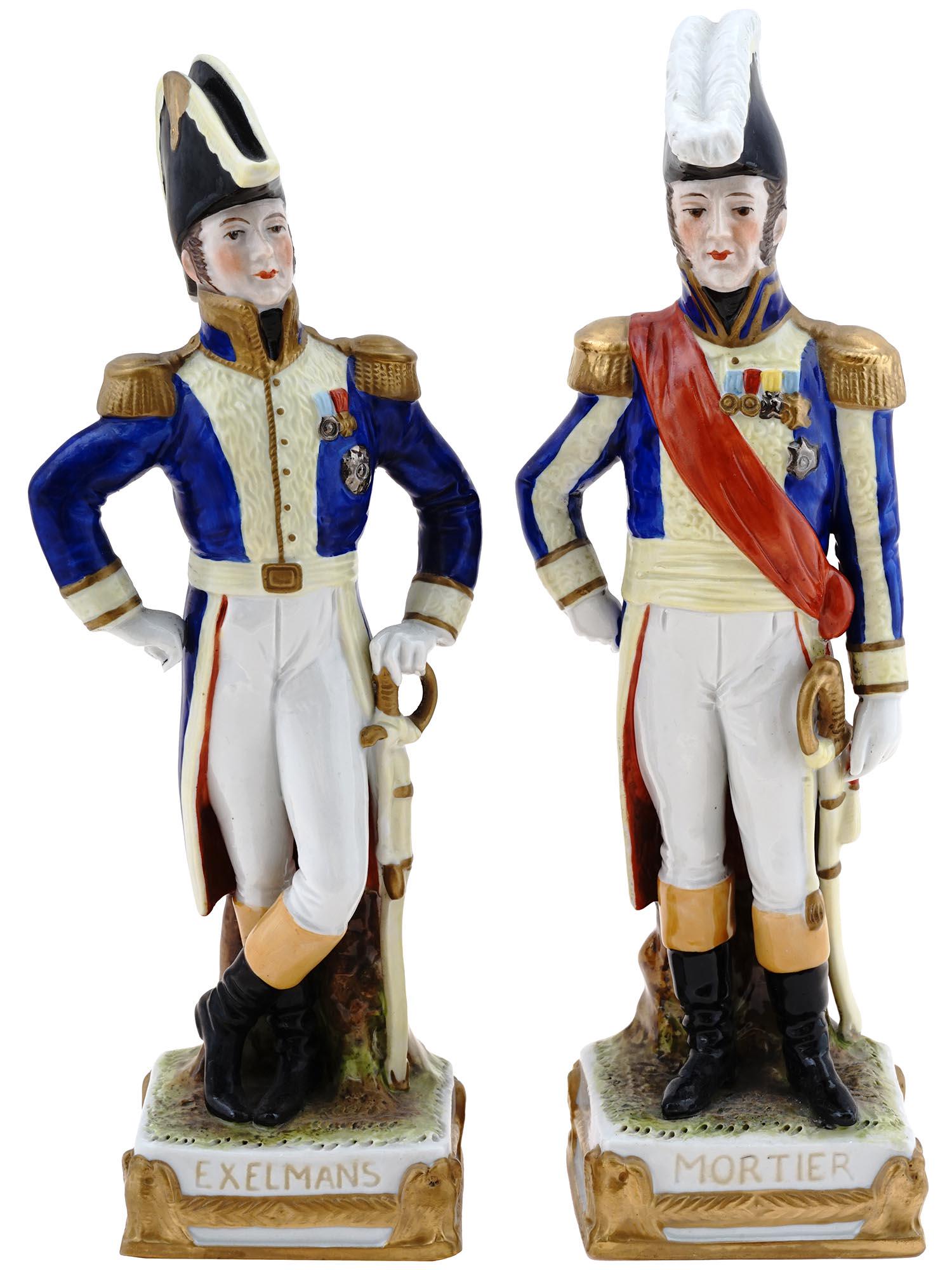 German Scheibe Alsbach Military Porcelain Figures Auction
