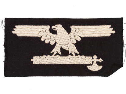 Ww2 German Waffen Ss Eagle Sleeve Insignia Cloth Badge