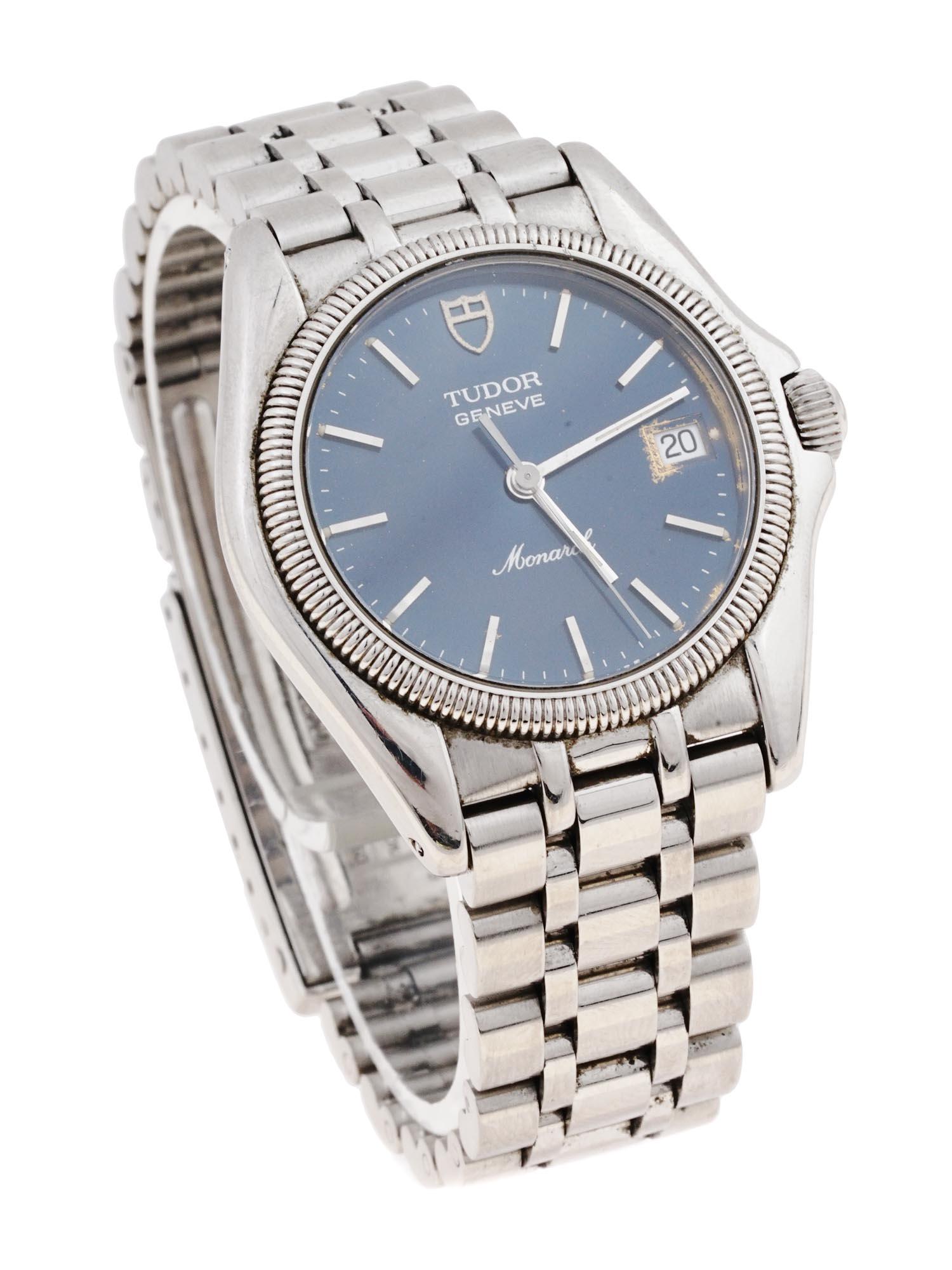 Vintage Tudor Monarch Stainless Steel Wrist Watch Auction