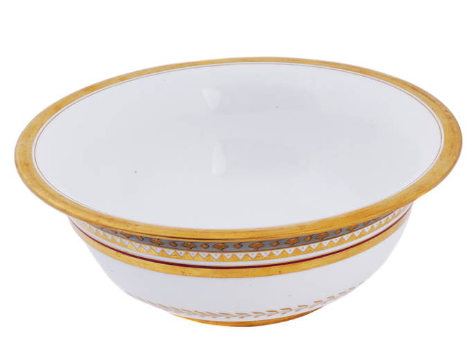 Russian Imperial Porcelain Bowl Babigon Service