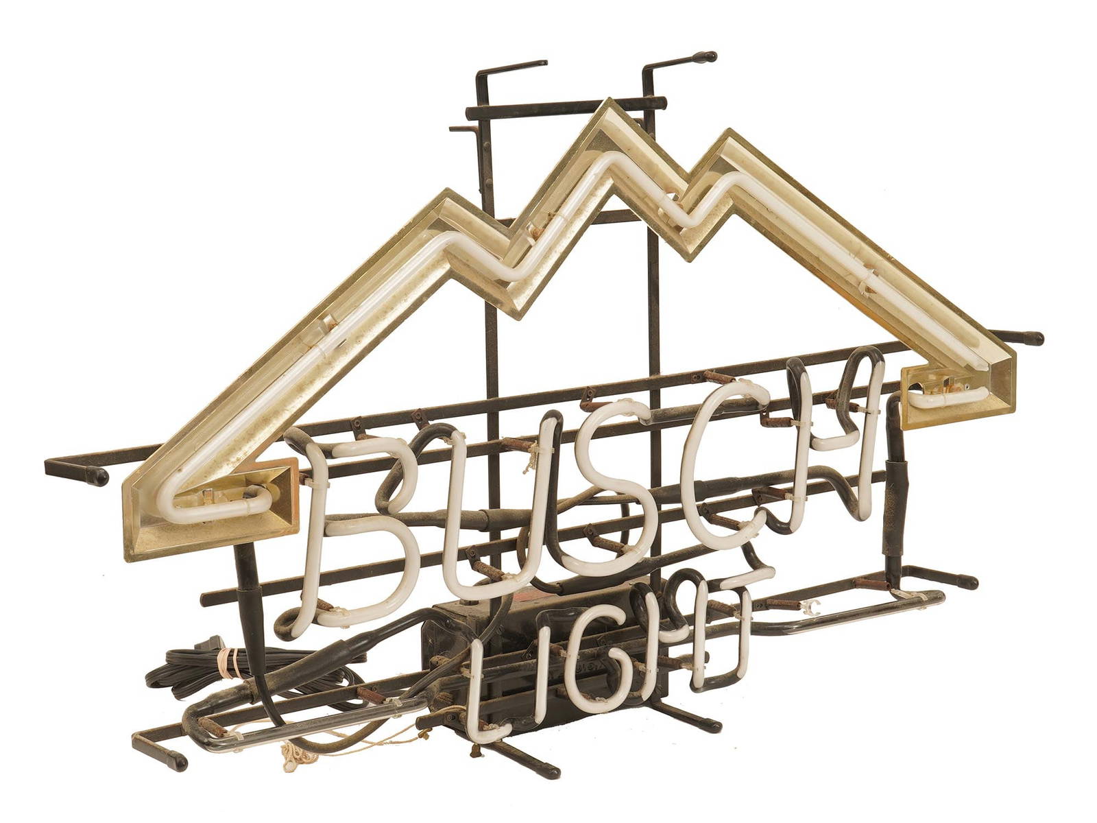 Vintage Neon Beer Everbrite Electric Light Sign Auction