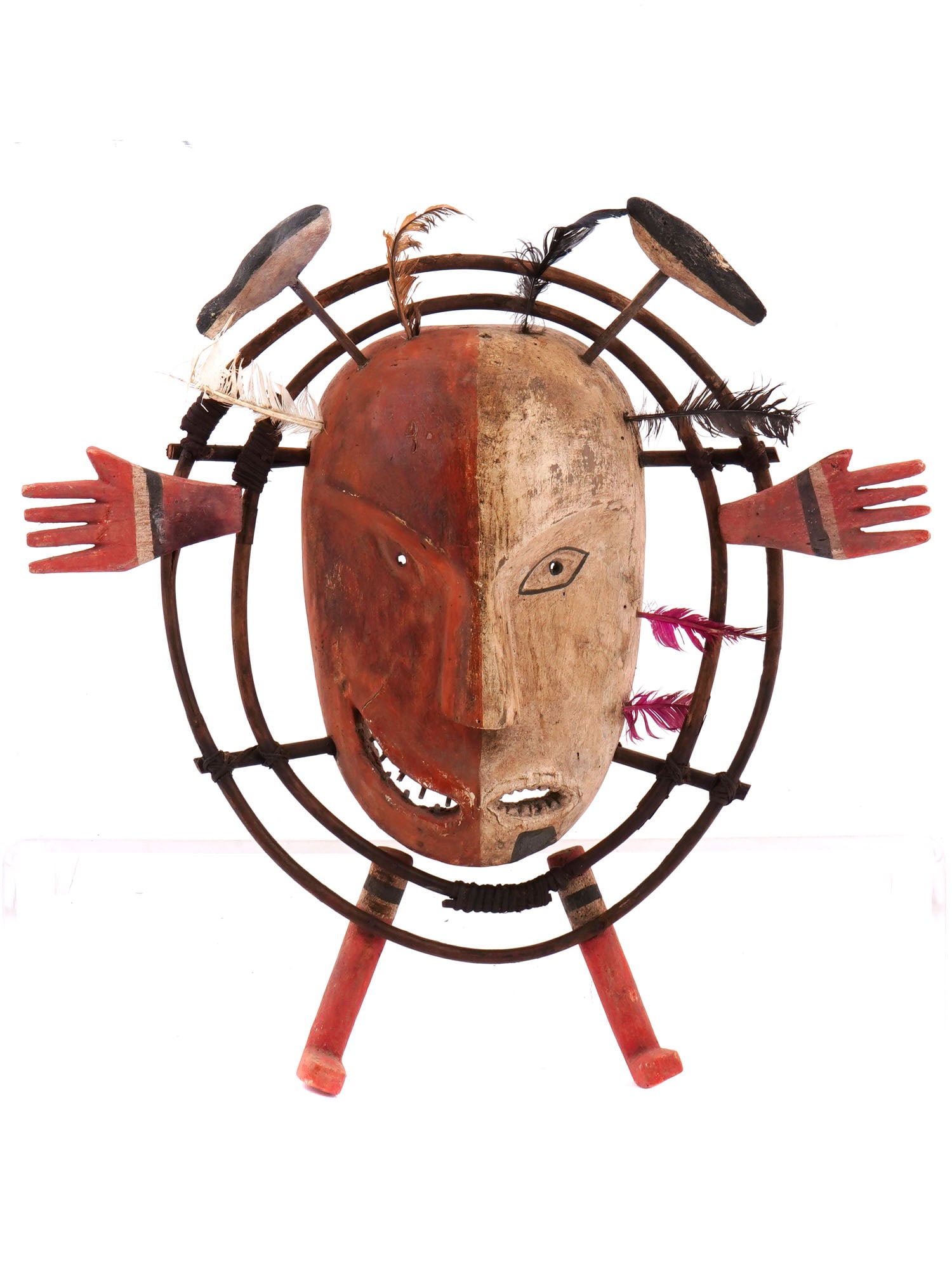 Southwestern Alaskan Yupik Eskimo Shamans Wooden Mask Auction