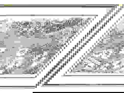 American Summer Etching By Lynne Heffner Ferrante Auction