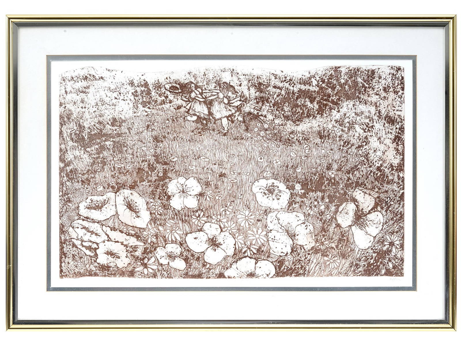 American Summer Etching By Lynne Heffner Ferrante Auction