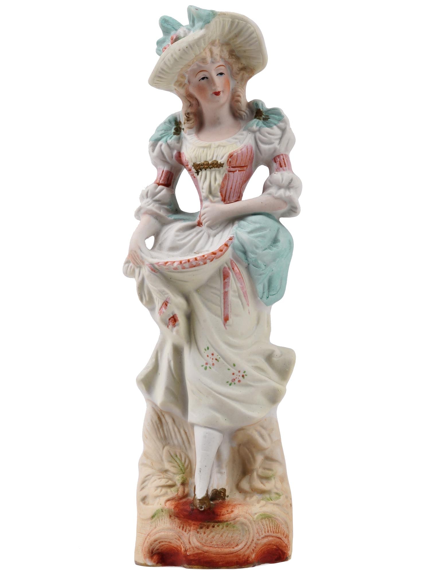 A Vintage Occupied Japan Bisque Porcelain Lady Figure Auction
