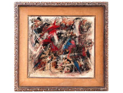 1959 Italian Abstract Painting By Afro Basaldella
