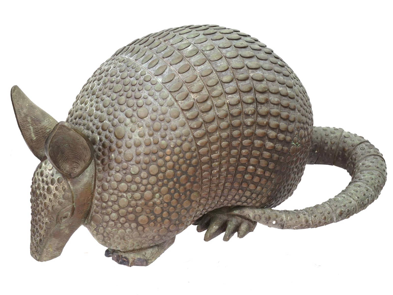 Vintage Life Size Armadillo Garden Statue Auction