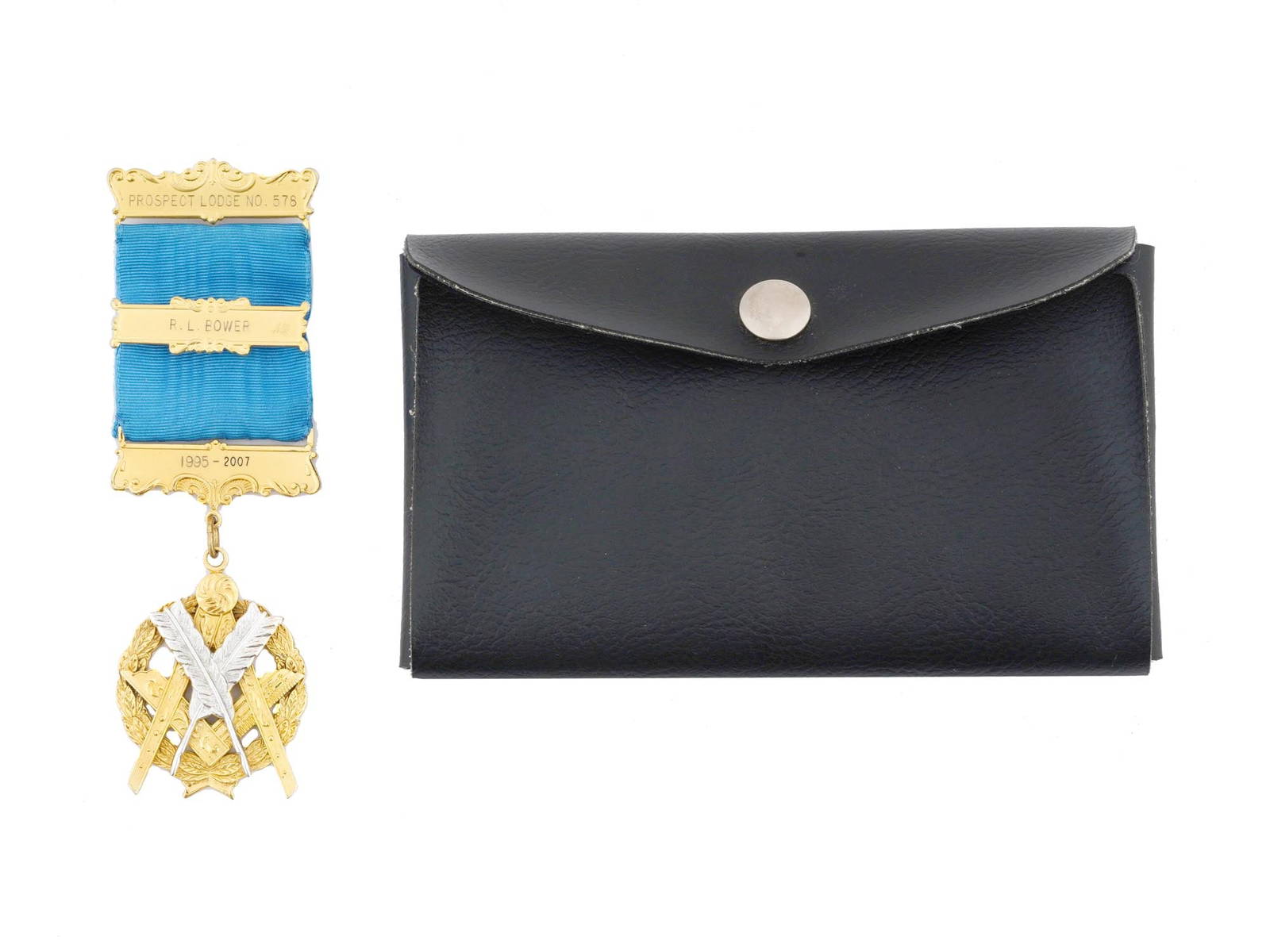 Usa Masonic Secretary Service Lodge Gold Id Medal Auction