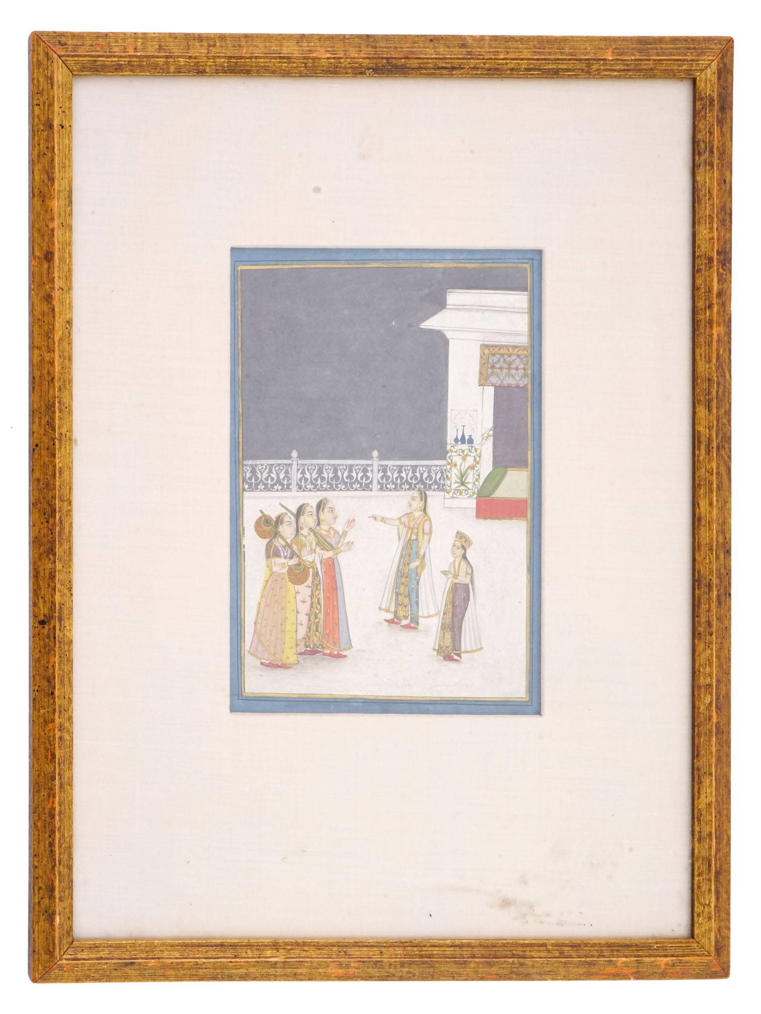 Antique 18th C Indian Rajput Miniature Painting Auction
