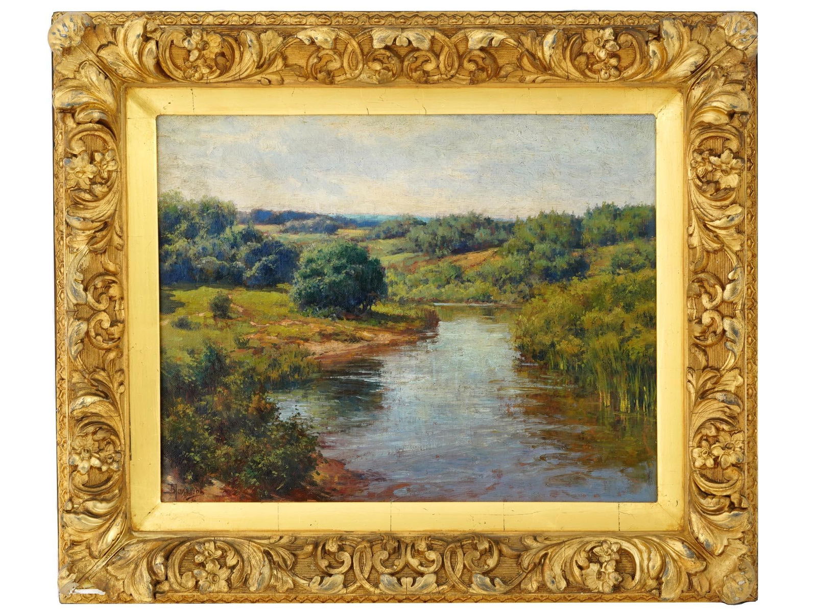 Russian Landscape Oil Painting By Vasily Polenov Auction