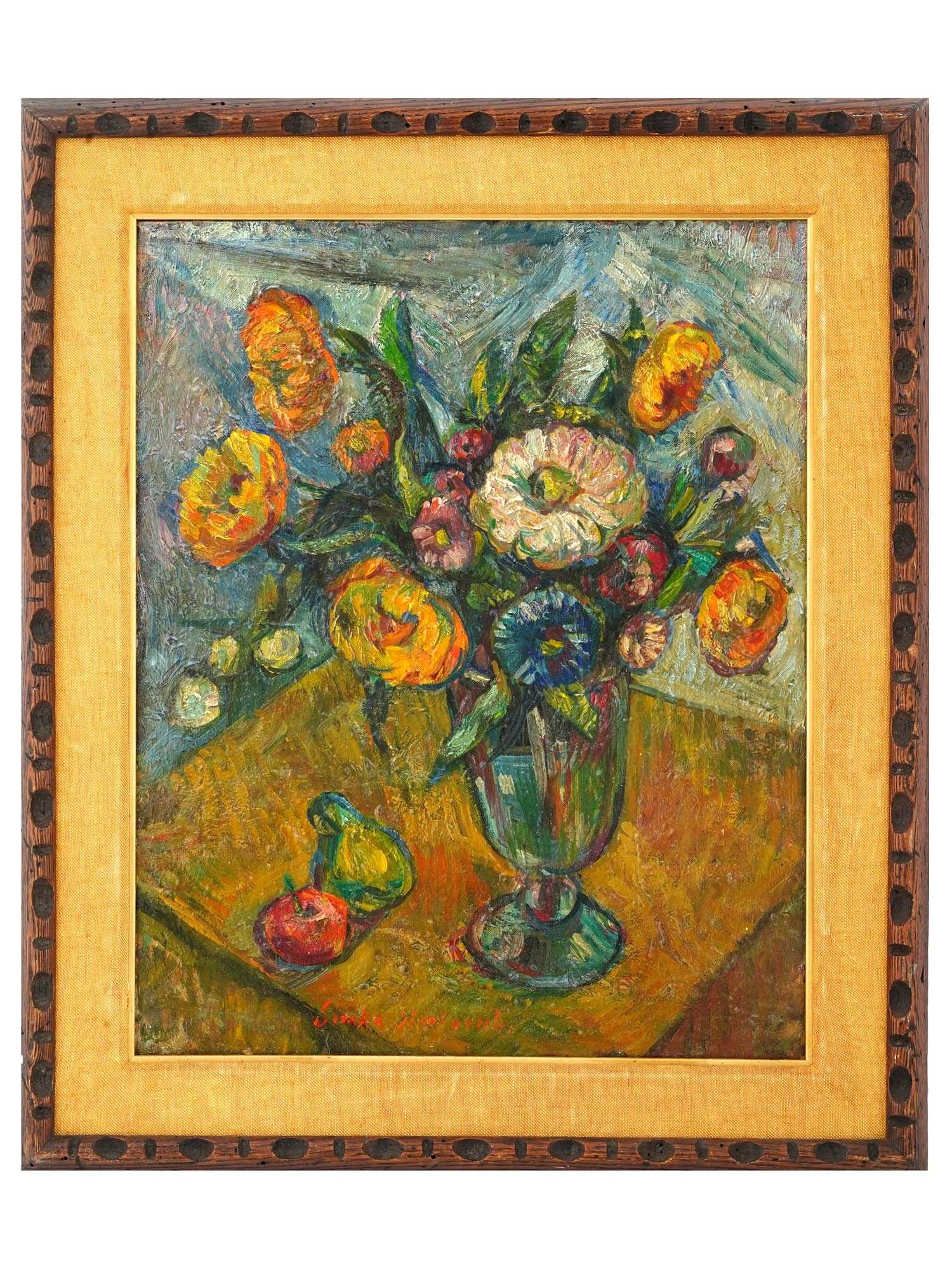 Russian Still Life Oil Painting By Simka Simkhovitch Auction