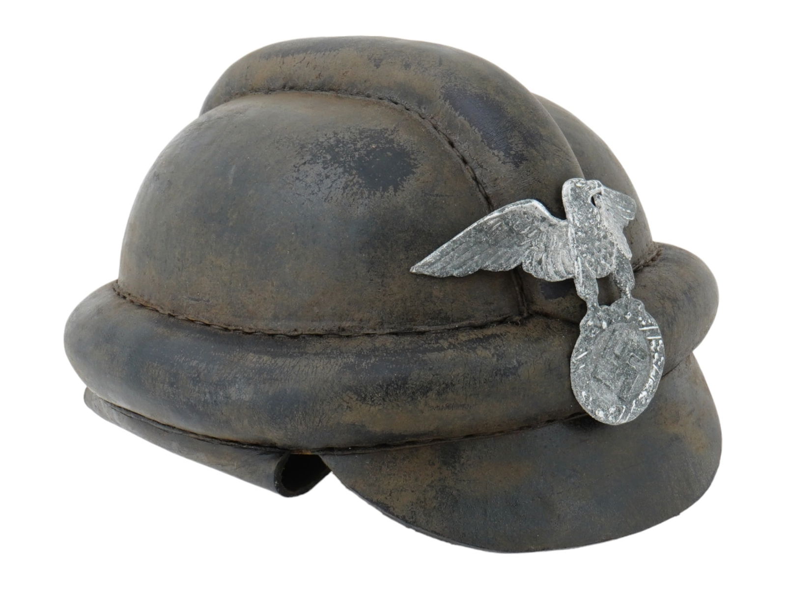 Wwii Nazi German Police Motorcycle Helmet Auction
