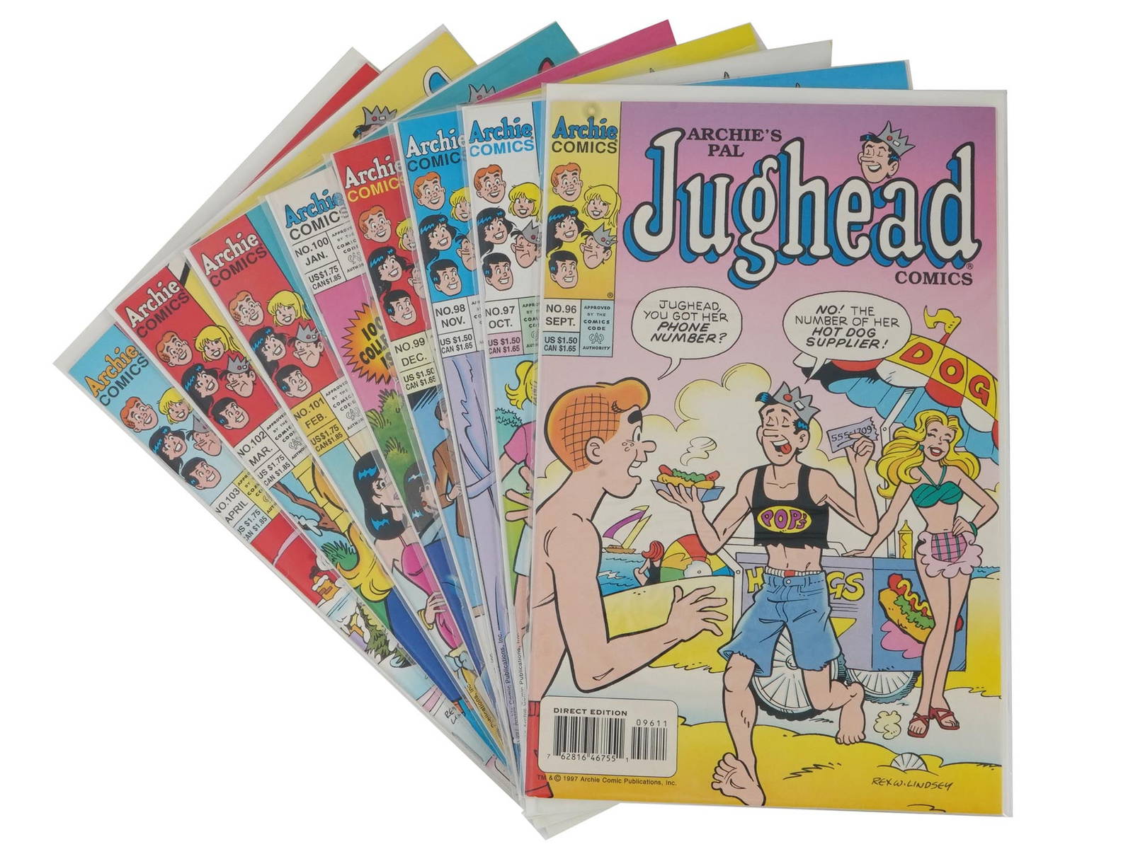Large Collection Of Archie Illustration Comics Books Auction