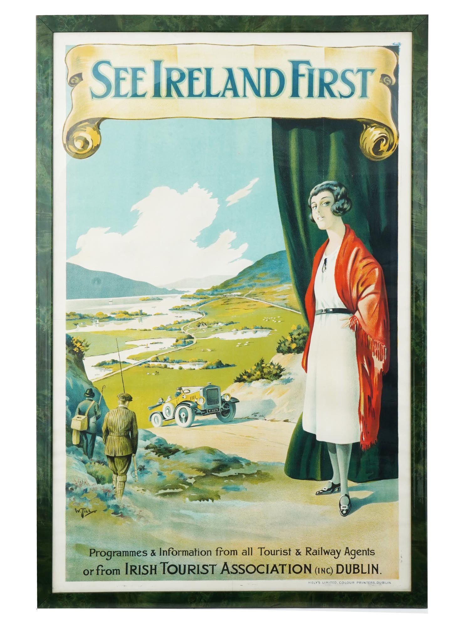Vintage Travel Poster See Ireland First By W. Till Auction
