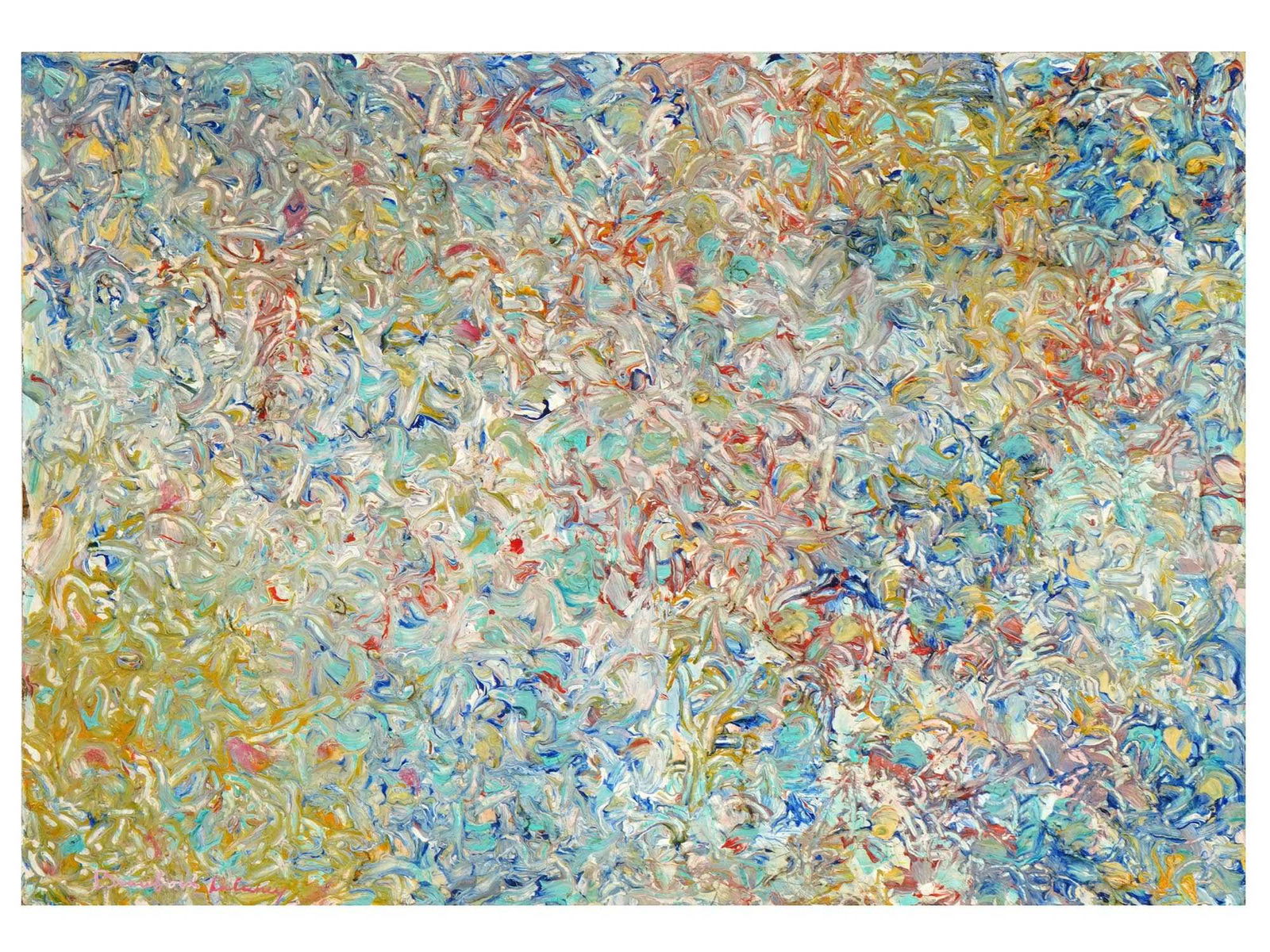 Abstract American Oil Painting By Beauford Delaney Auction