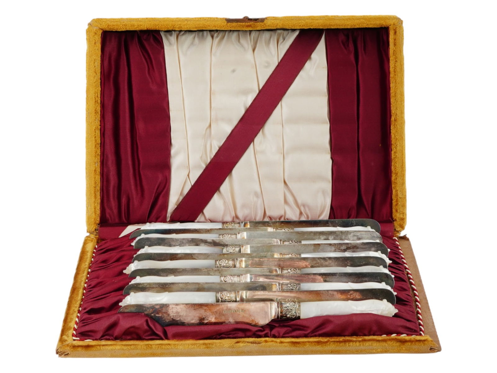 Harrison Bros And Howson English Silver Plated Knives Auction