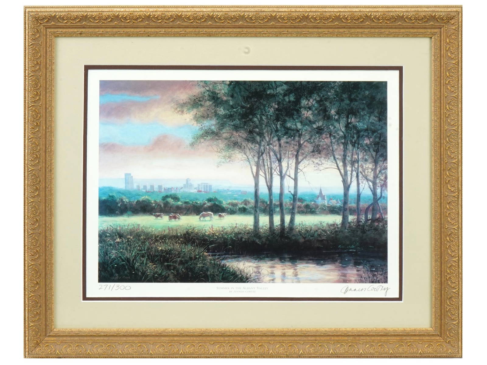 Signed Limited Ed Color Print By Jenness Cortez Auction