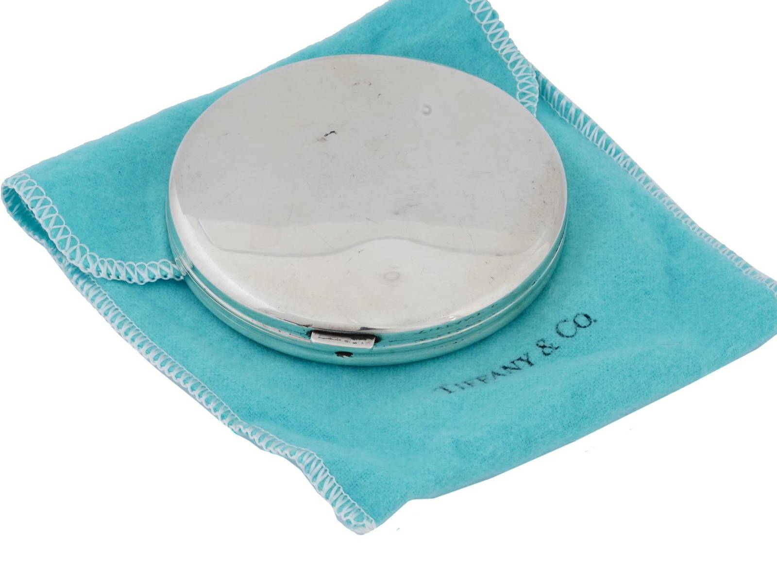 Tiffany And Co Sterling Silver Compact Mirror Case Auction