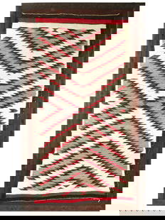 Large Framed Navajo Native American Rug