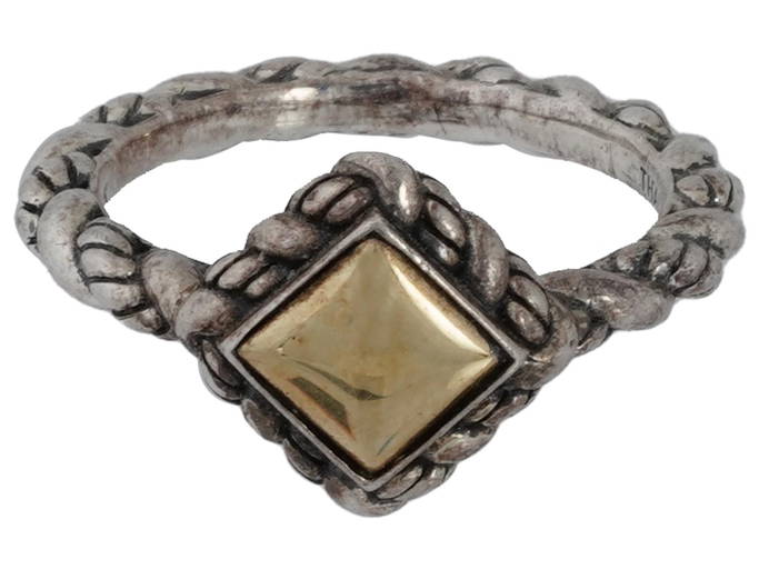 American Jai By John Hardy 925 Silver And 14k Gold Ring