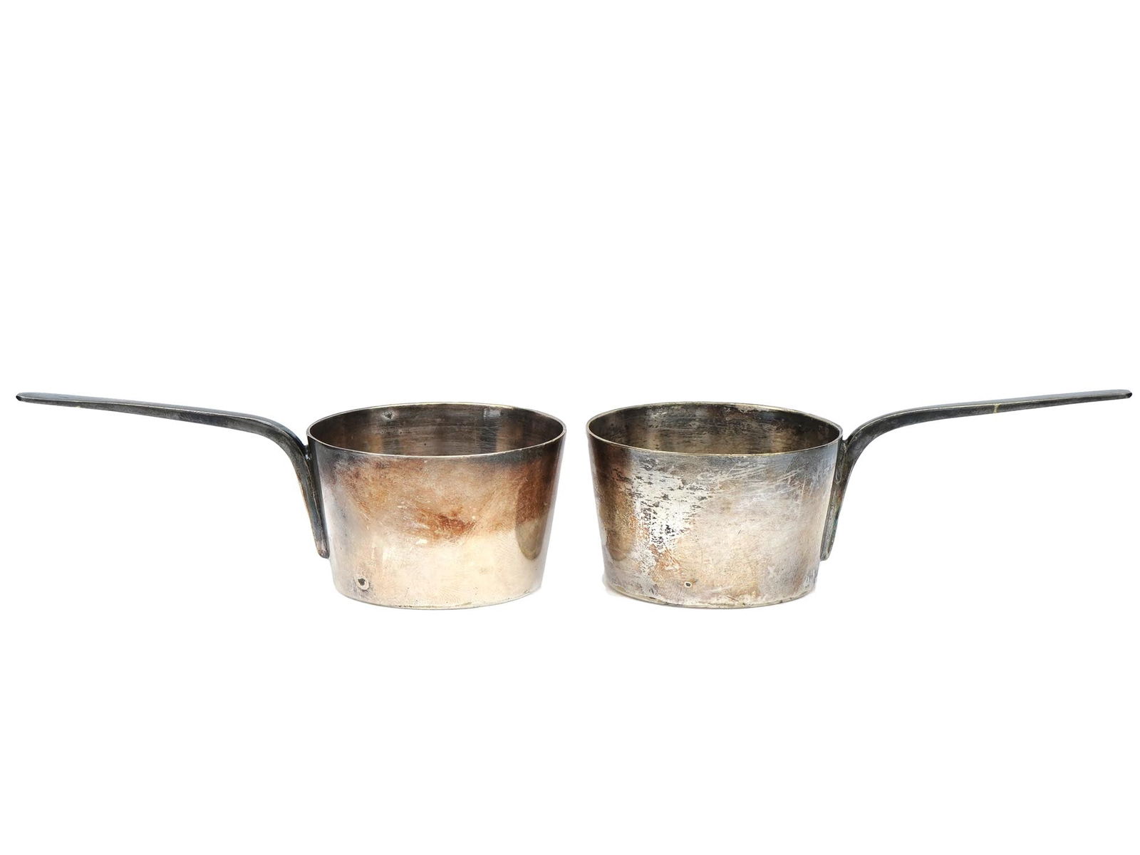 Antique English Sheffield Mappin Brothers Silver Pots Auction