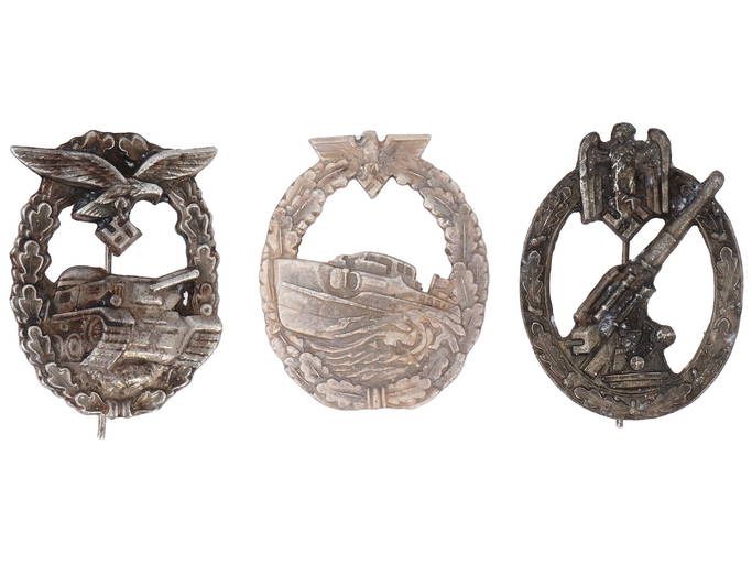 Group Of Three German Wwii Badges