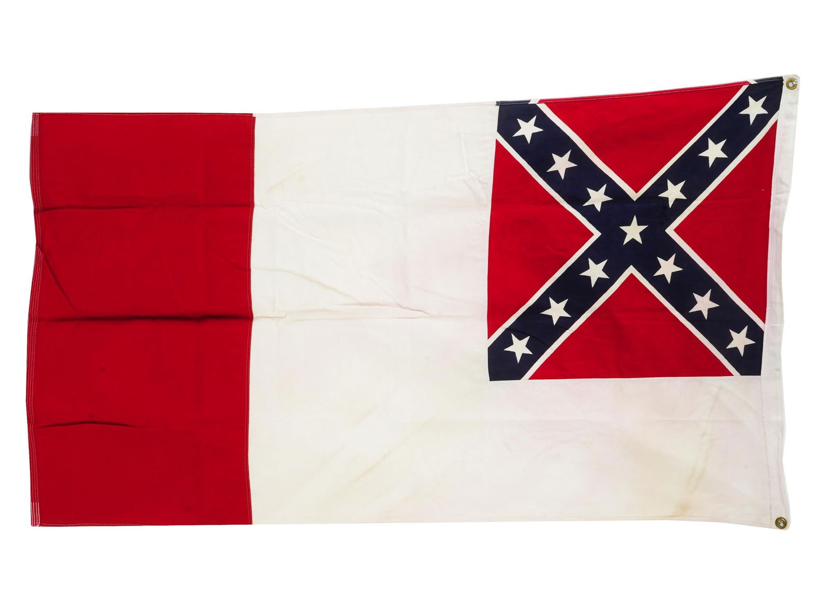 American Civil War Third Flag Of The Confederate States Auction