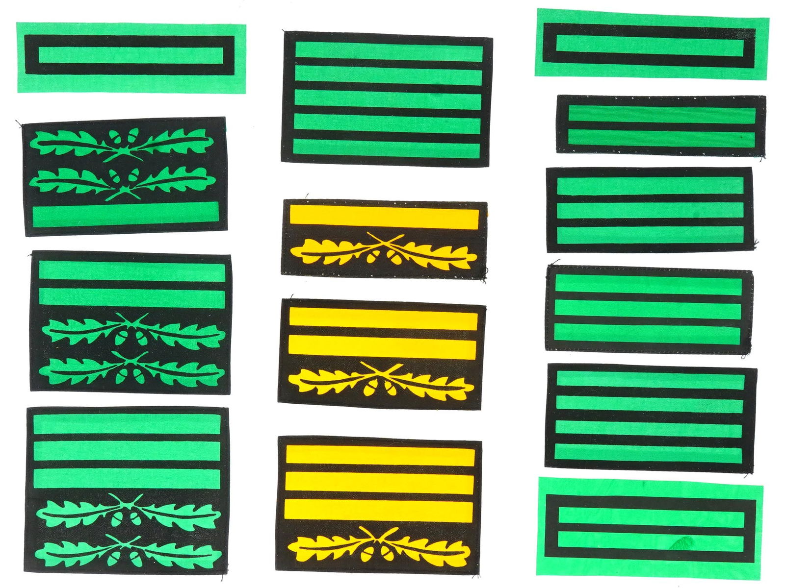 Wwii Nazi German Military Rank Sleeve Insignias Auction