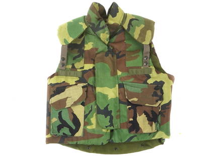 Vintage American Cold War Military Flak Armor Vest