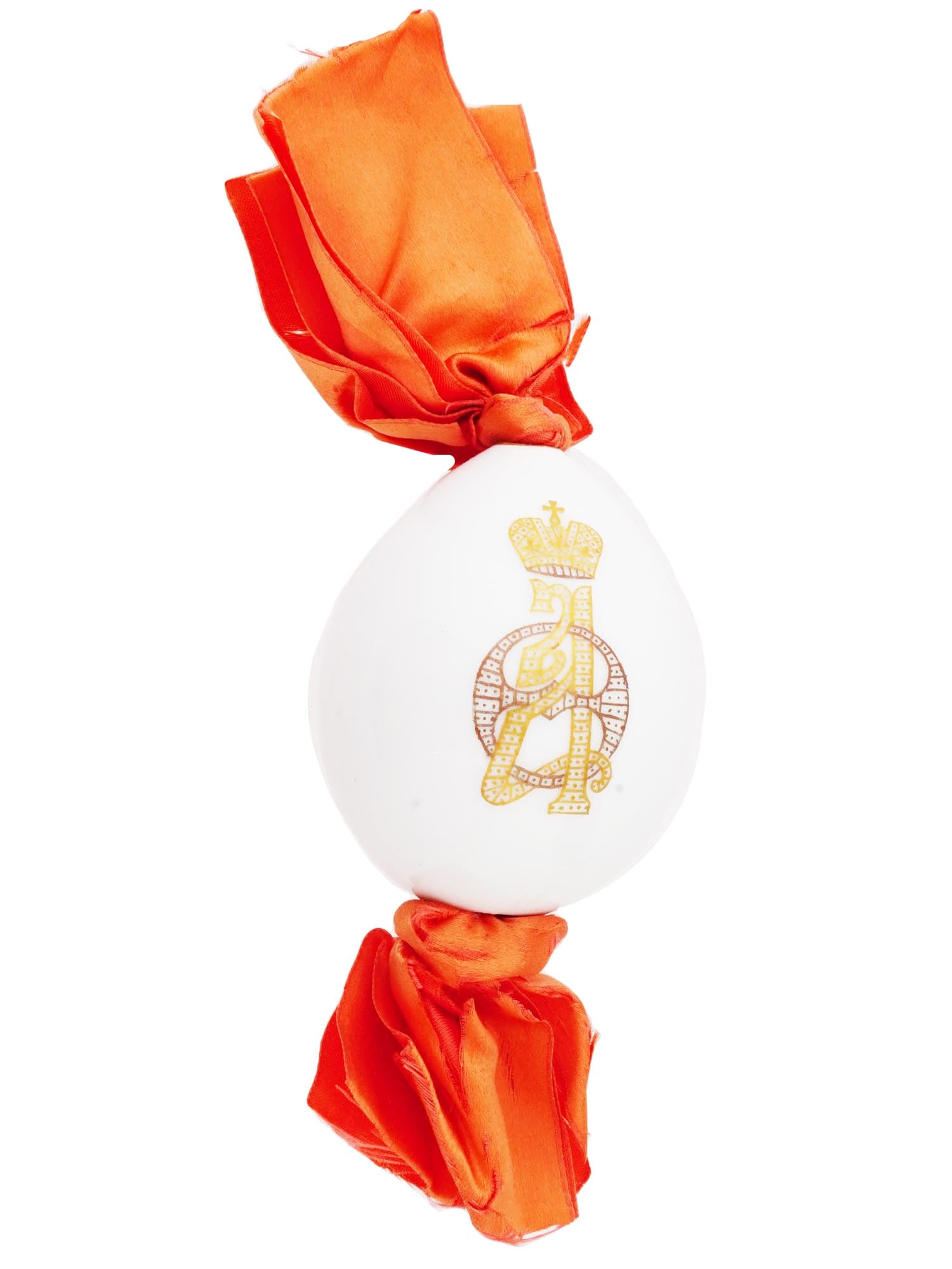 Russian Imperial Monogram Enamel Porcelain Easter Egg Auction