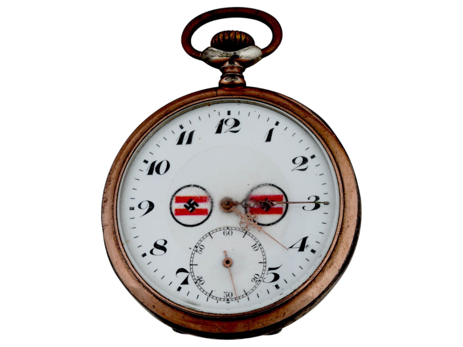 Wwii Model Nazi German Sa Hitler Youth Pocket Watch Auction